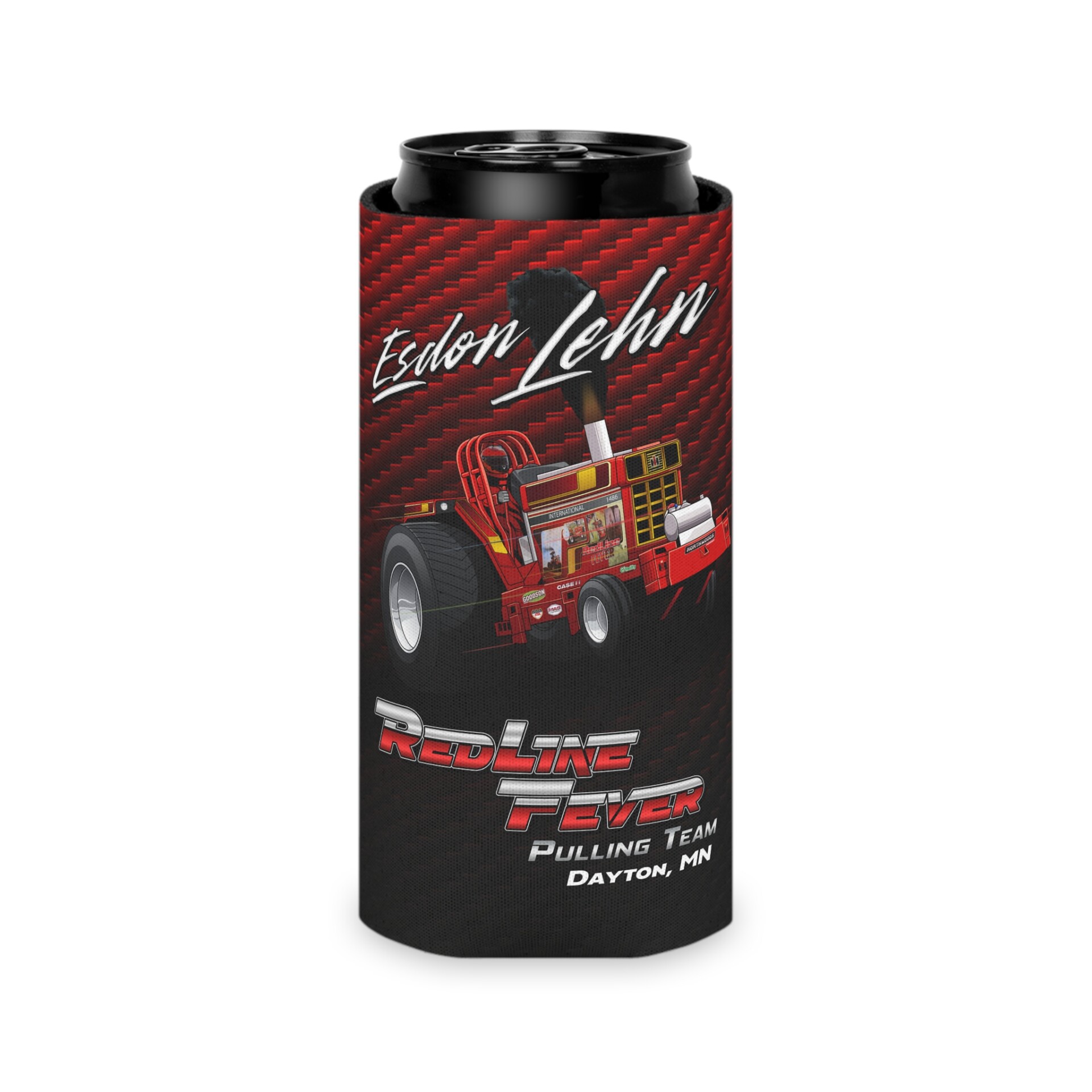 Can Koozie – Red Line Fever Pulling Team
